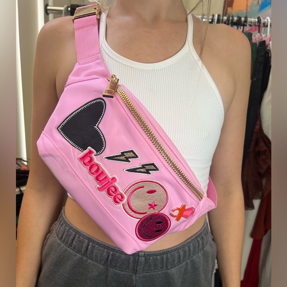 Bags | Custom Patchwork Bum Bag Boujee | Poshmark